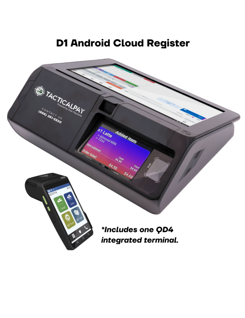 D1 Point of Sale Register | TacticalPay